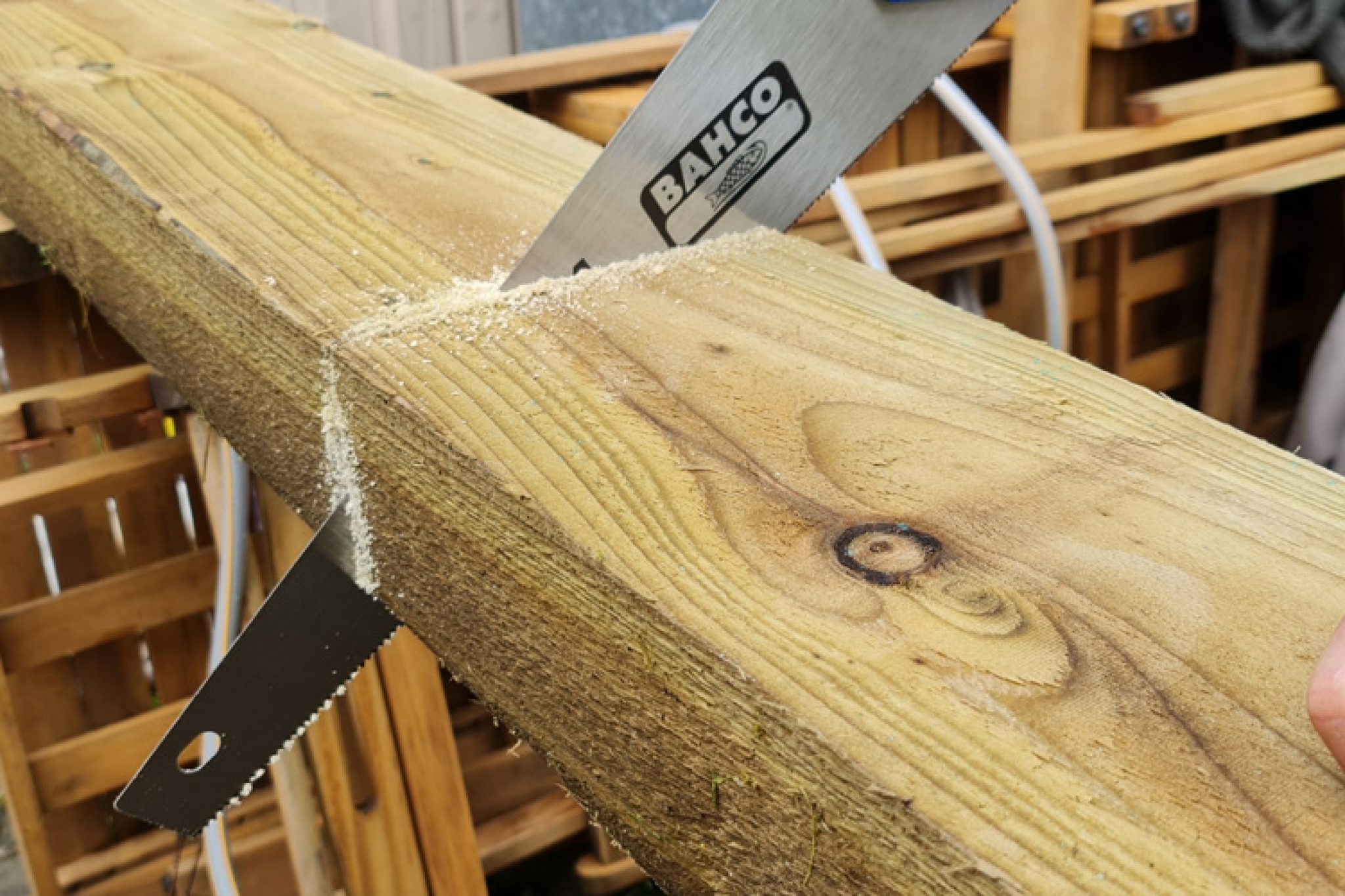 How To Cut Sleepers - Patient Gardener