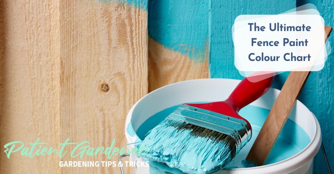 The Ultimate Fence Paint Colour Chart - Patient Gardener