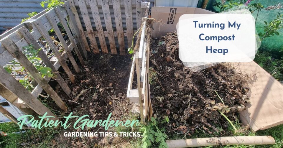 Turning A Compost Heap - Patient Gardener