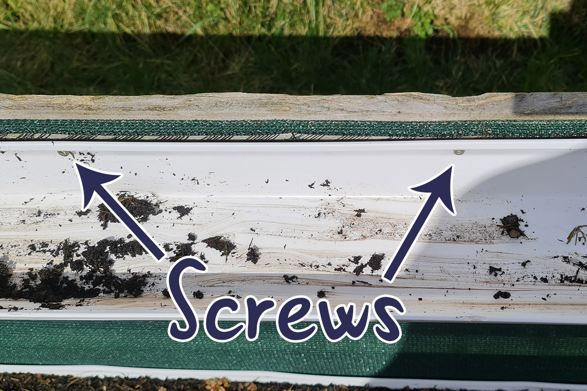 How I Set Up My Gutter Planters - Patient Gardener