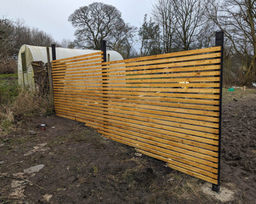 I Built A Super Modern Fence - Here's How - Patient Gardener